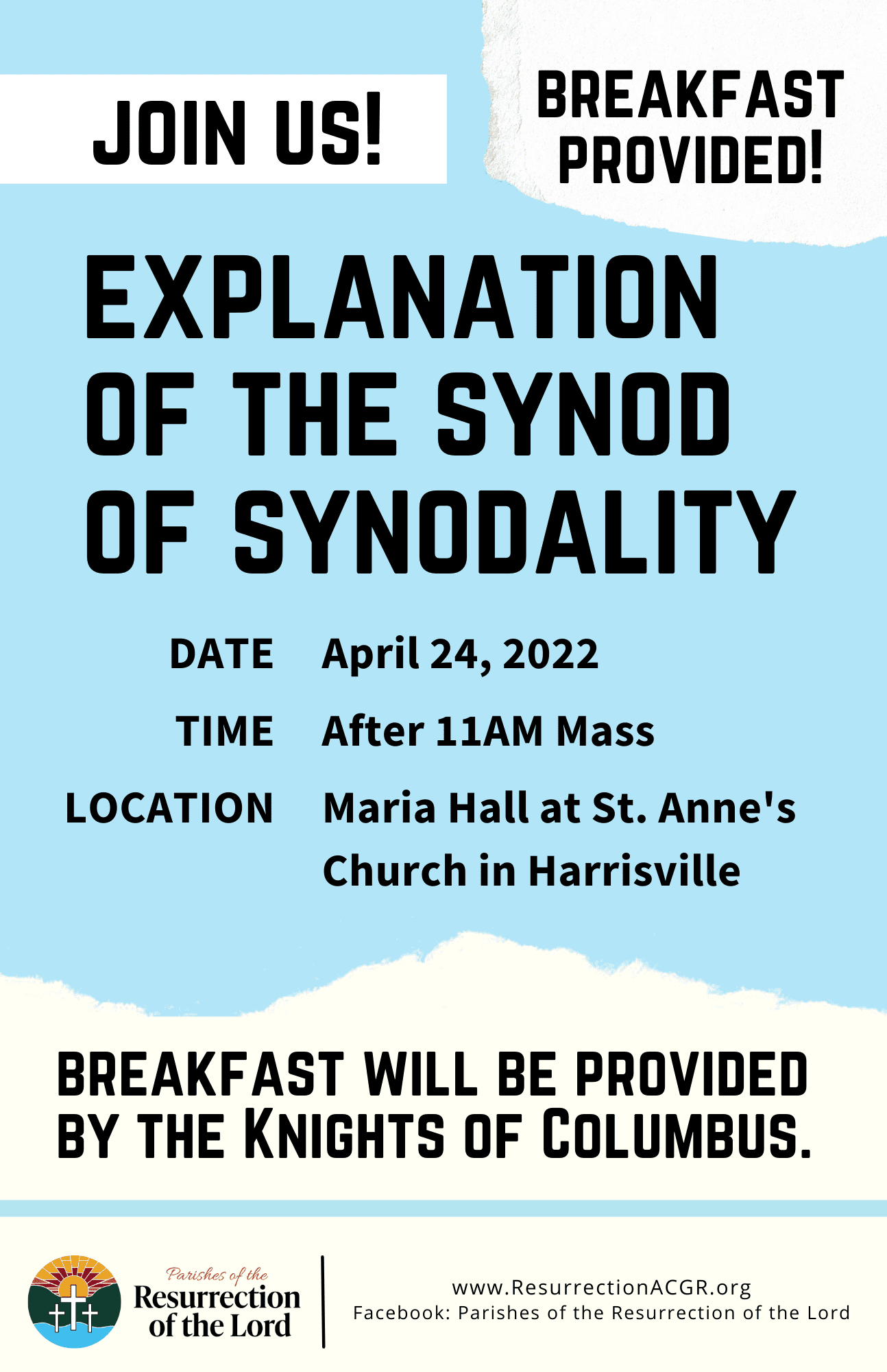 Explanation of the Synod of Synodality – Resurrection of the Lord Cluster